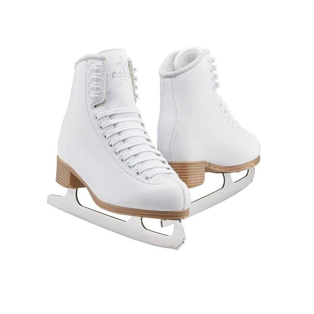 Jackson JC200 Ice Skates with fitted blades - White – Ice Box Skating